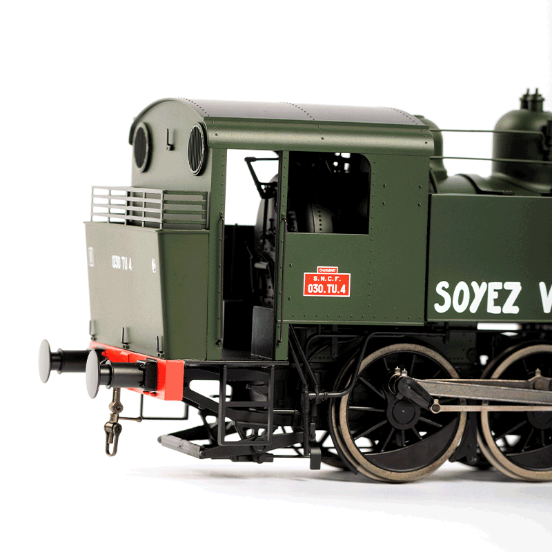 Locomotive à vapeur 030 TU 4 (Est - Chaumont), ép. III, SNCF, éch 0 ...