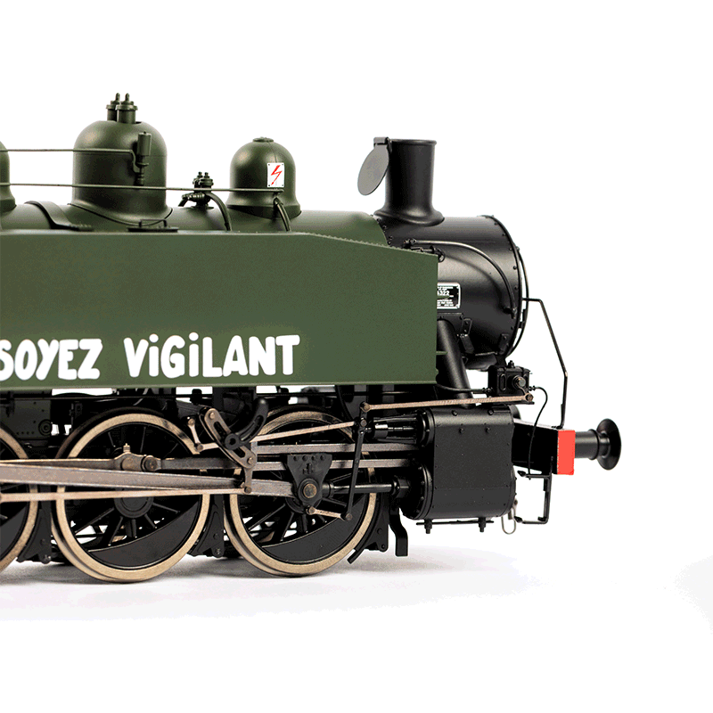 Locomotive à vapeur 030 TU 4 (Est - Chaumont), ép. III, SNCF, éch 0 ...