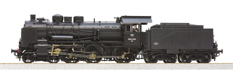 Locomotive à vapeur 230 F 607, ép. III, SNCF, analogique 2 rails (DC ...